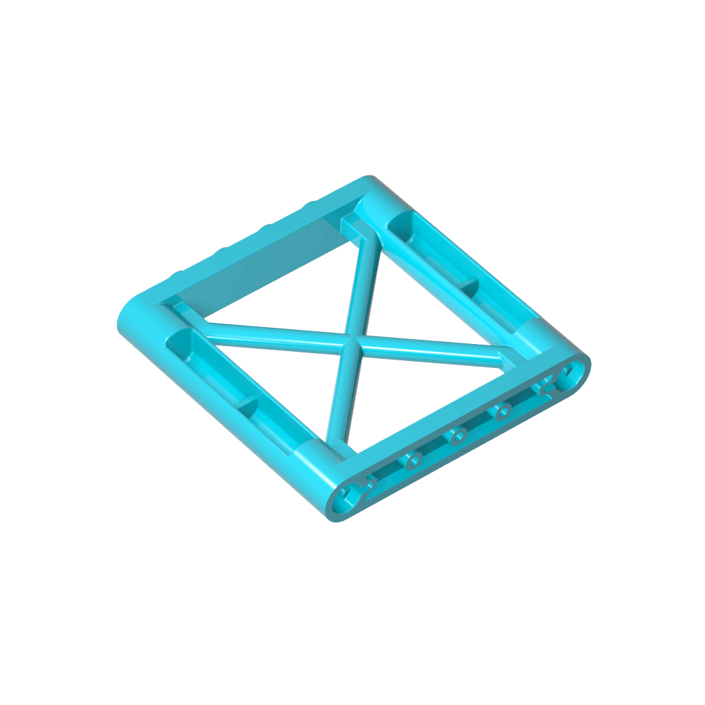 Support 1 x 6 x 5 Girder Rectangular #64448 - Wobrick