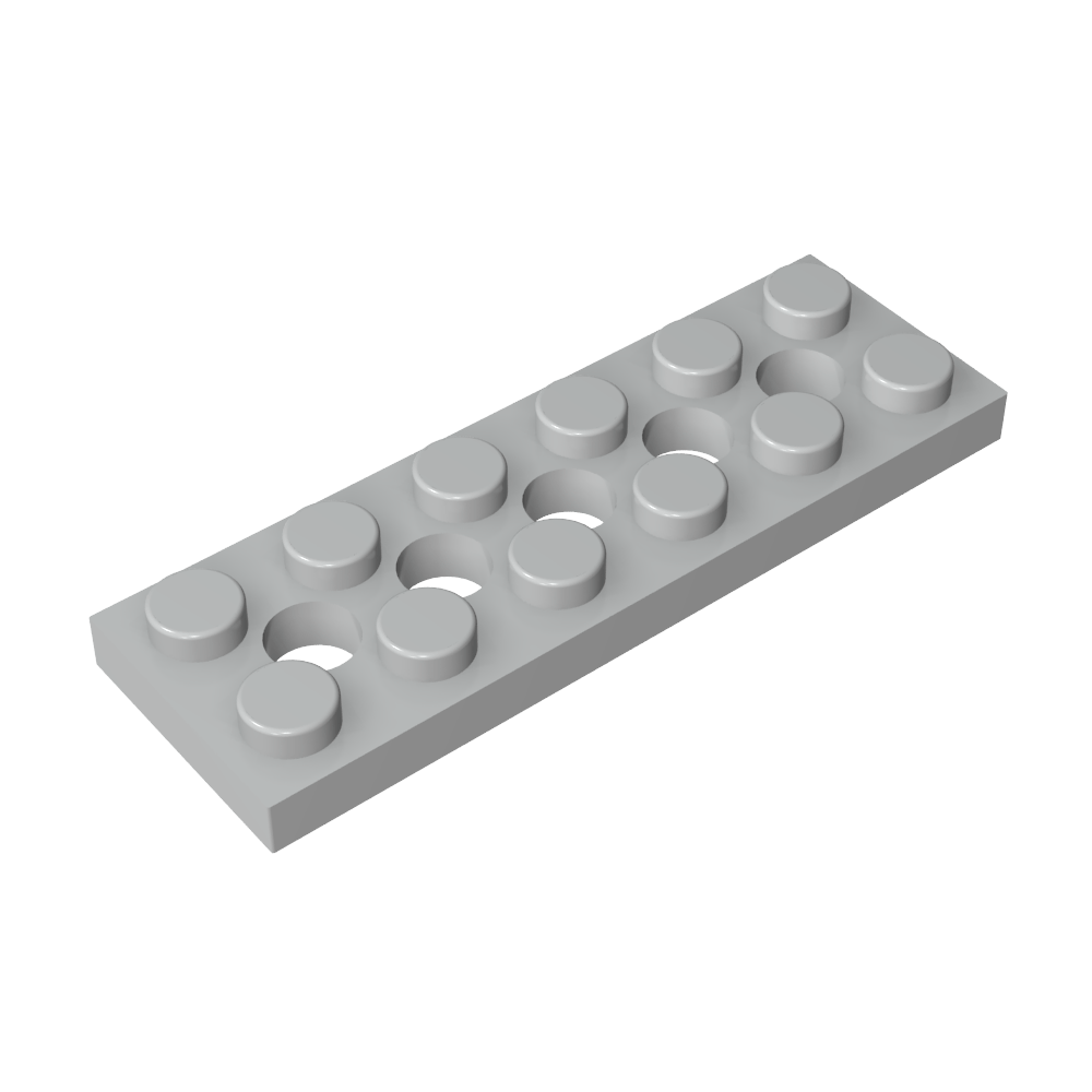 Technic Plate 2 x 6 [5 Holes] #32001 - Wobrick