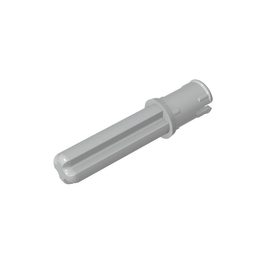 Technic Axle Pin 3L with Friction Ridges Lengthwise and 2L Axle #18651 ...